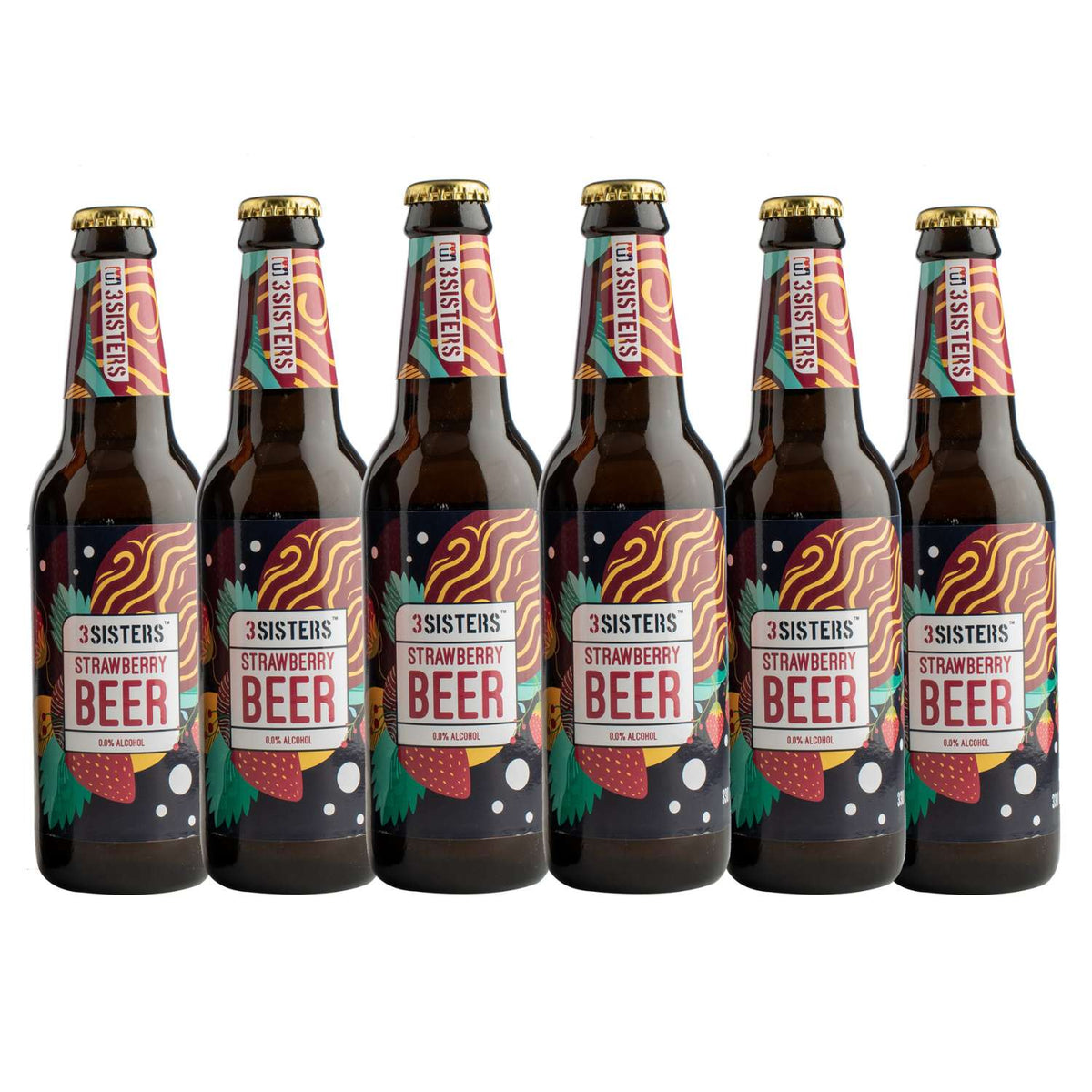 3Sisters Non-alcoholic Beer - Strawberry – 3SistersDrinks